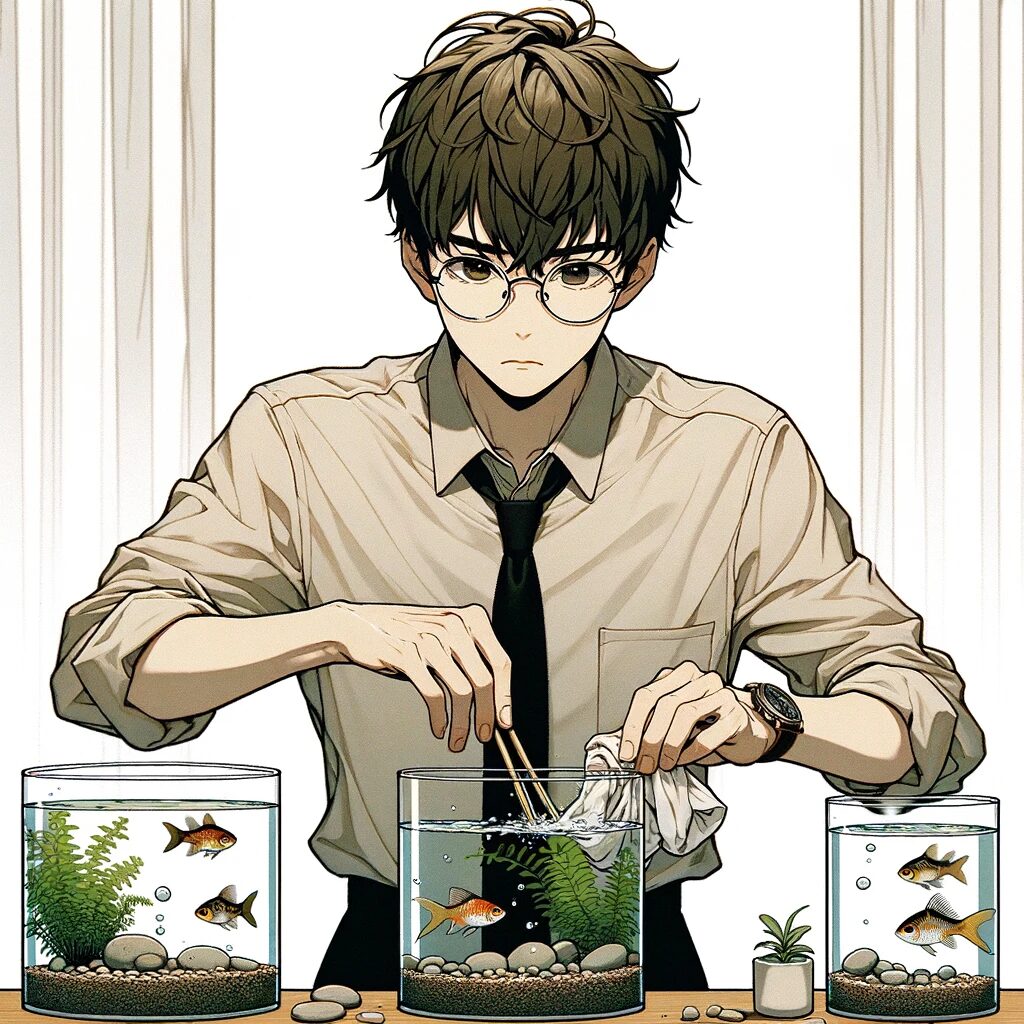 近況④ 〜ソイル導入〜｜ちわ丸メダカブログ